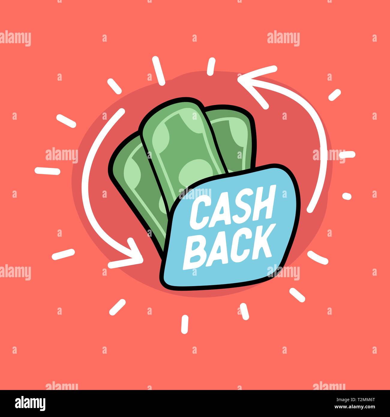 Sticker hand drawing symbol arrow Stock Vector Images - Alamy