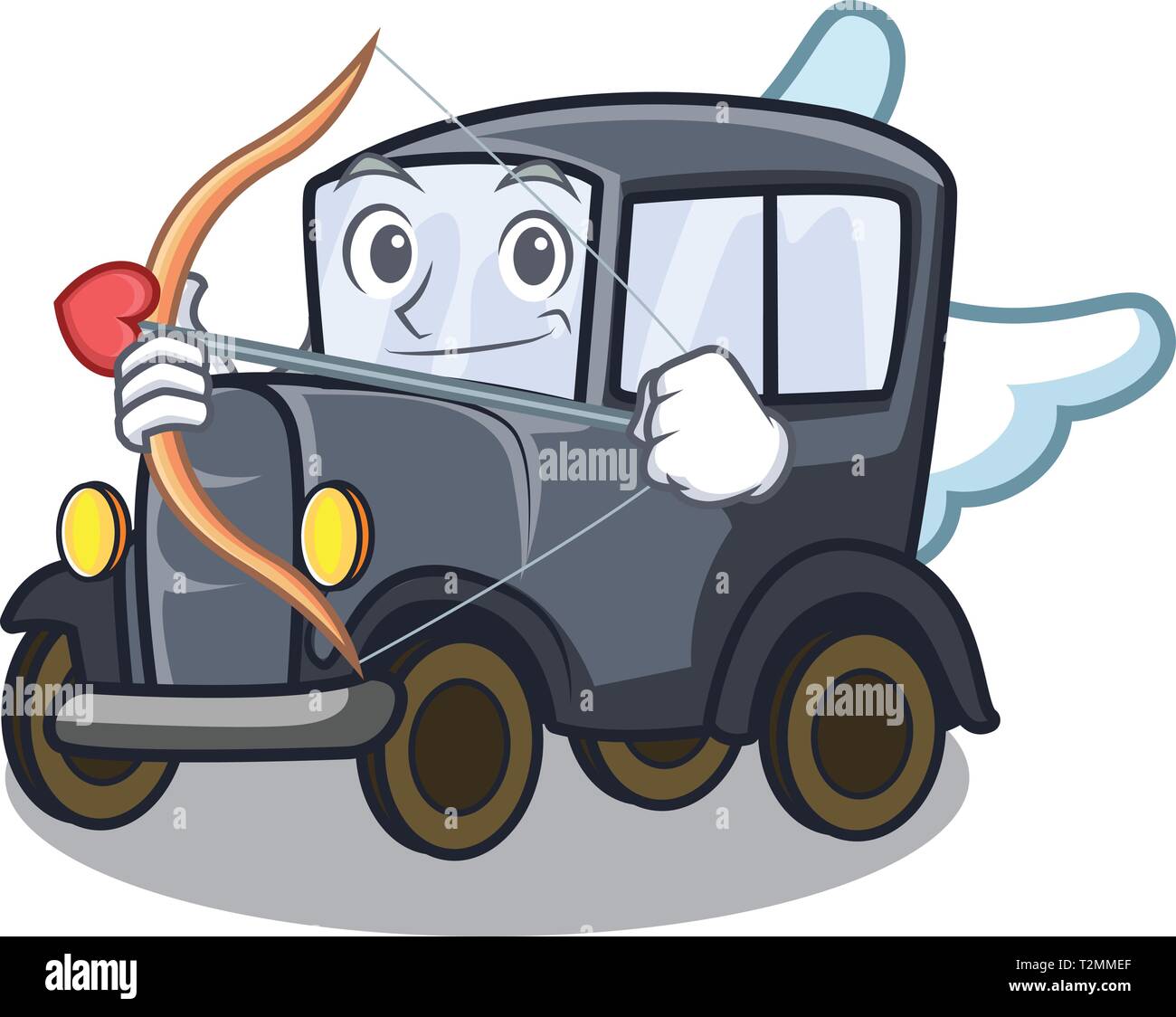 Cartoon old fashioned car character hi-res stock photography and images ...