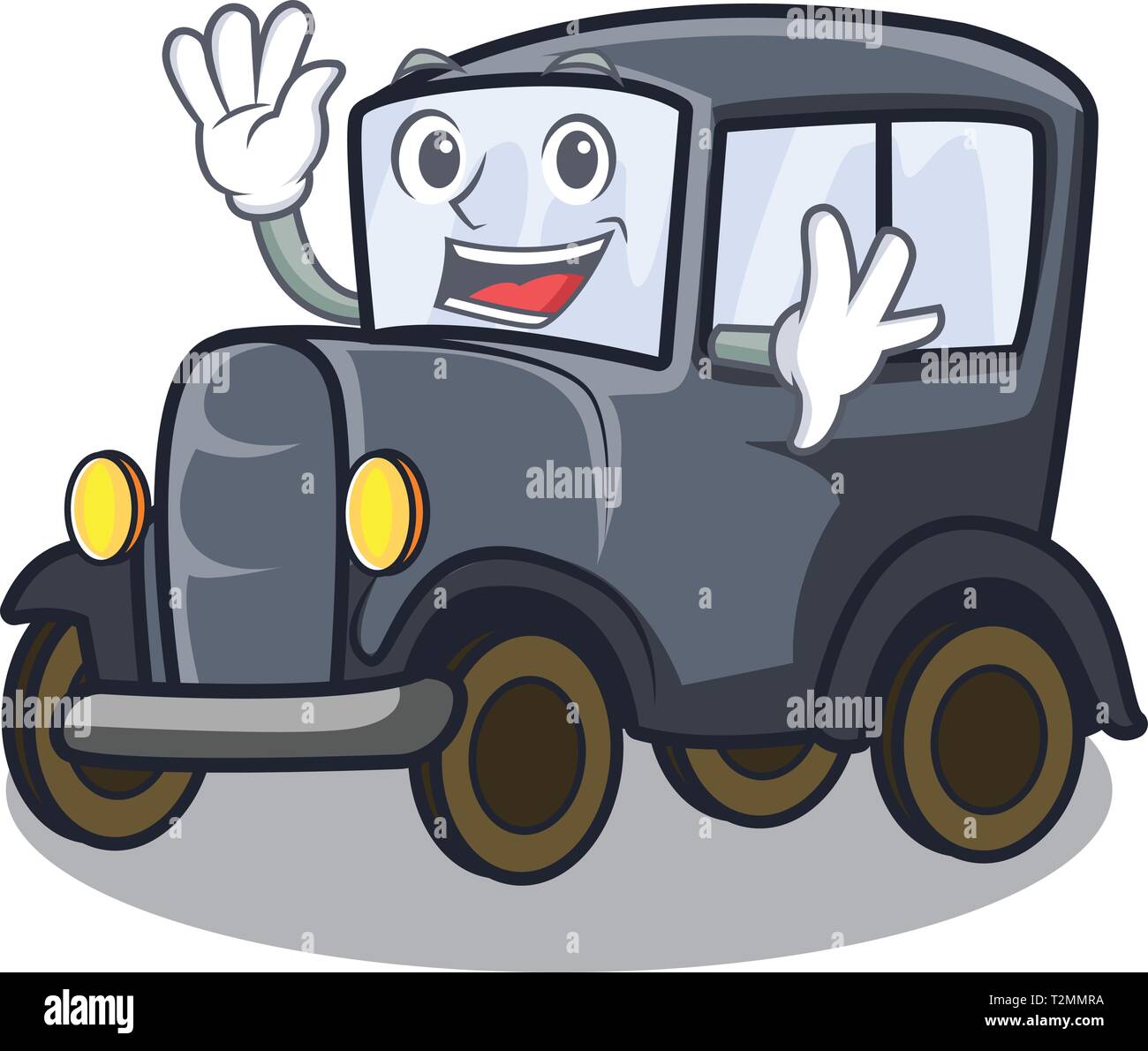 Cartoon car rusted hi-res stock photography and images - Alamy