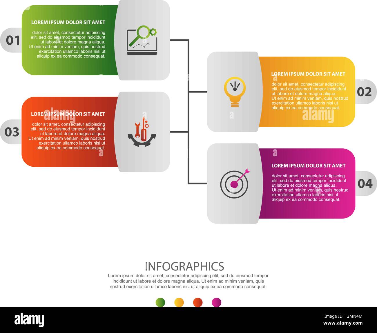 Rectangle infographic hi-res stock photography and images - Alamy