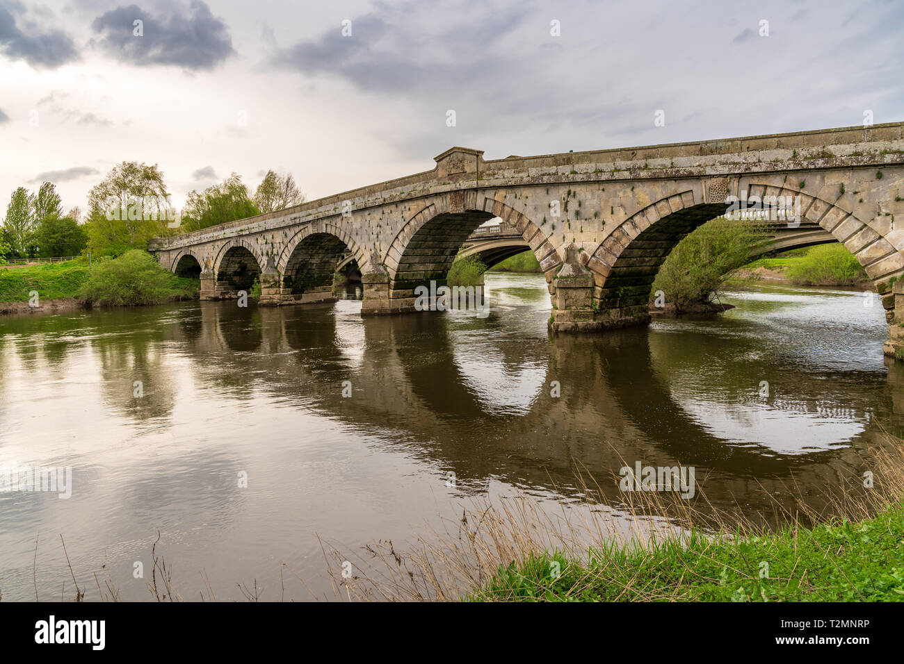 Atcham Bridge over the River Severn in Atcham, near Shrewsbury ...