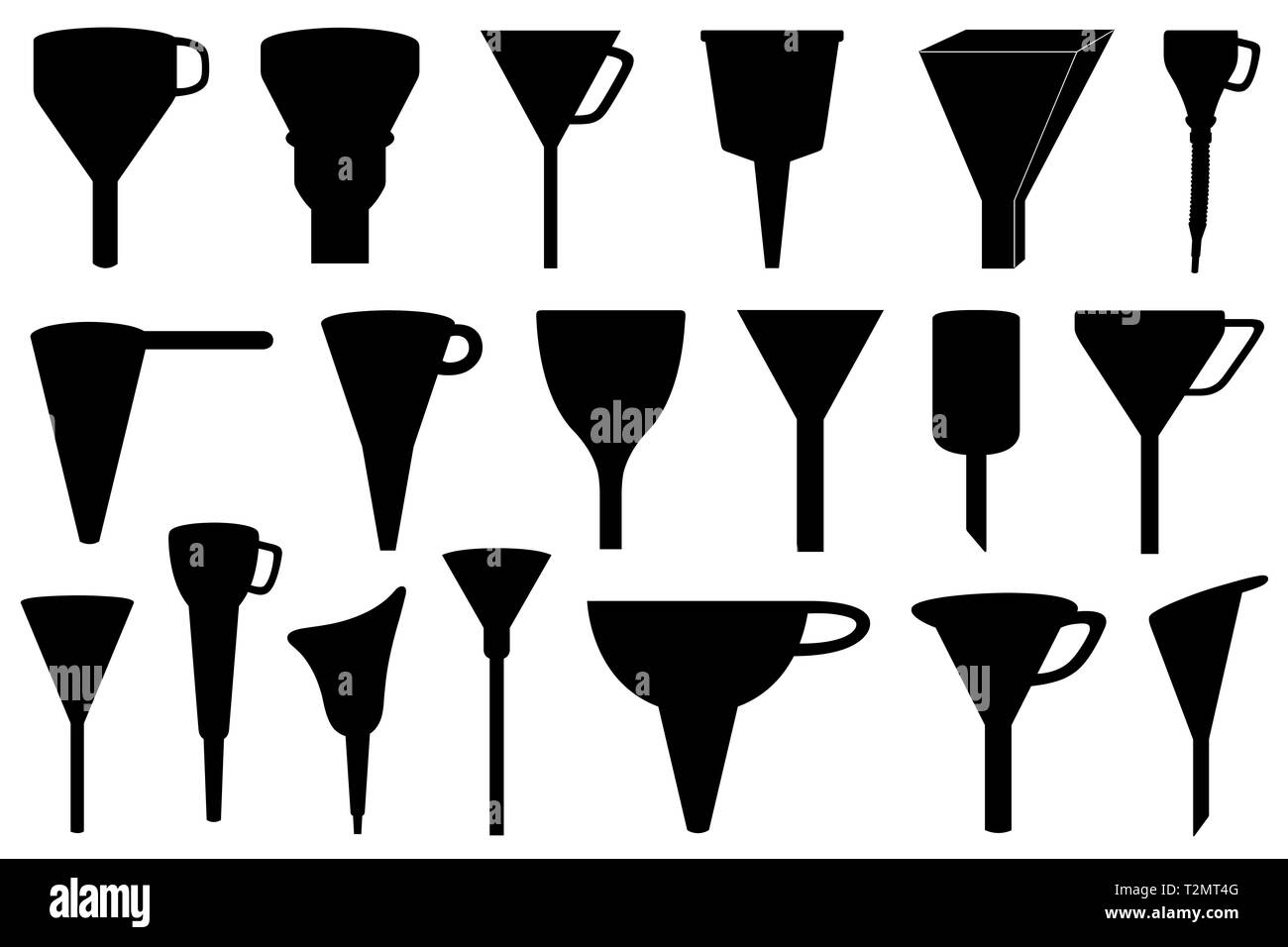 Chemistry funnel Black and White Stock Photos & Images - Alamy