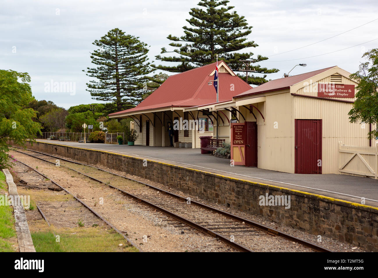 Port Elliot Train Station located on the Fleurieu Peninsula Port Elliot ...