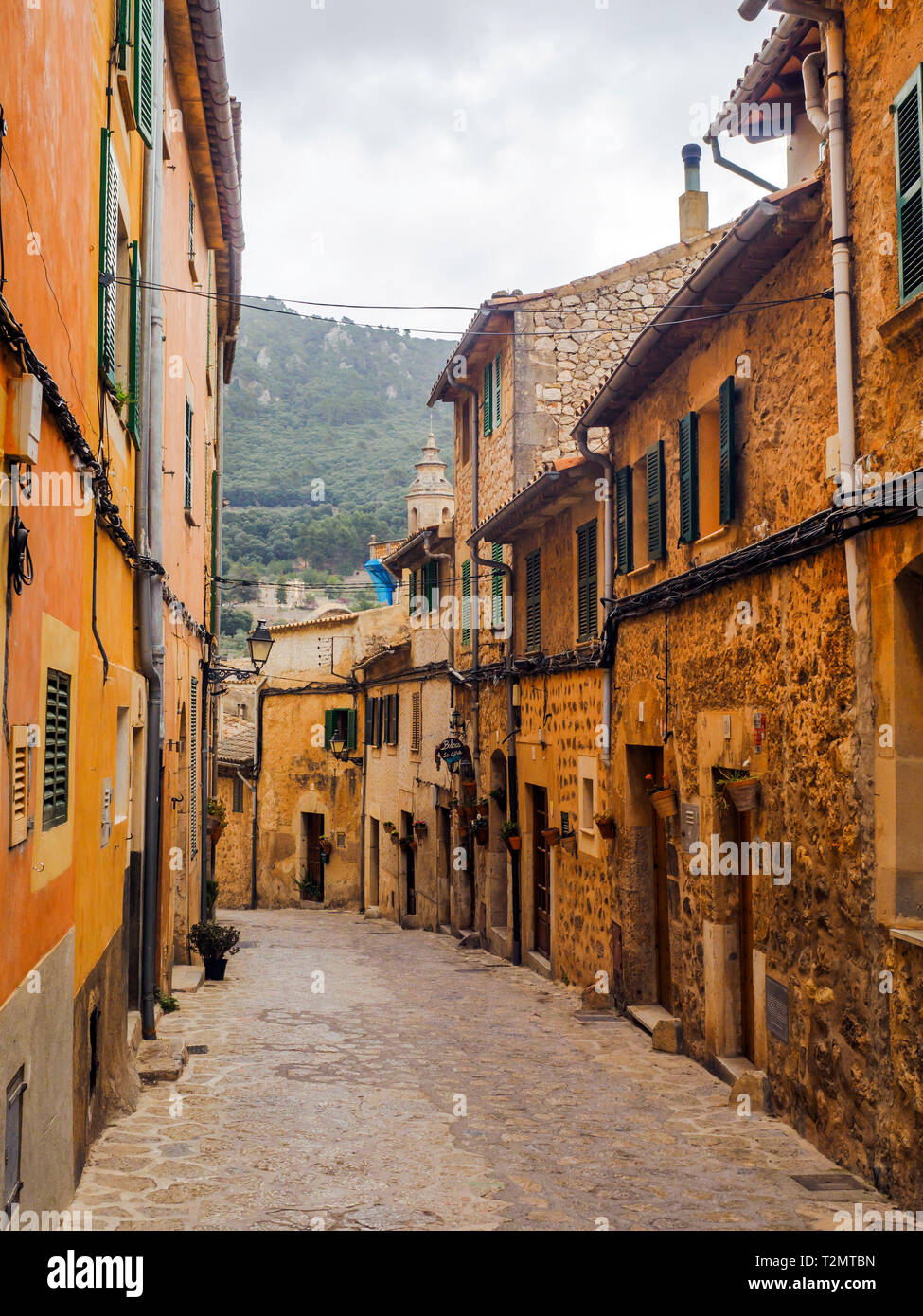 Village of Valldemossa - Balearic Islands, Spain Stock Photo - Alamy