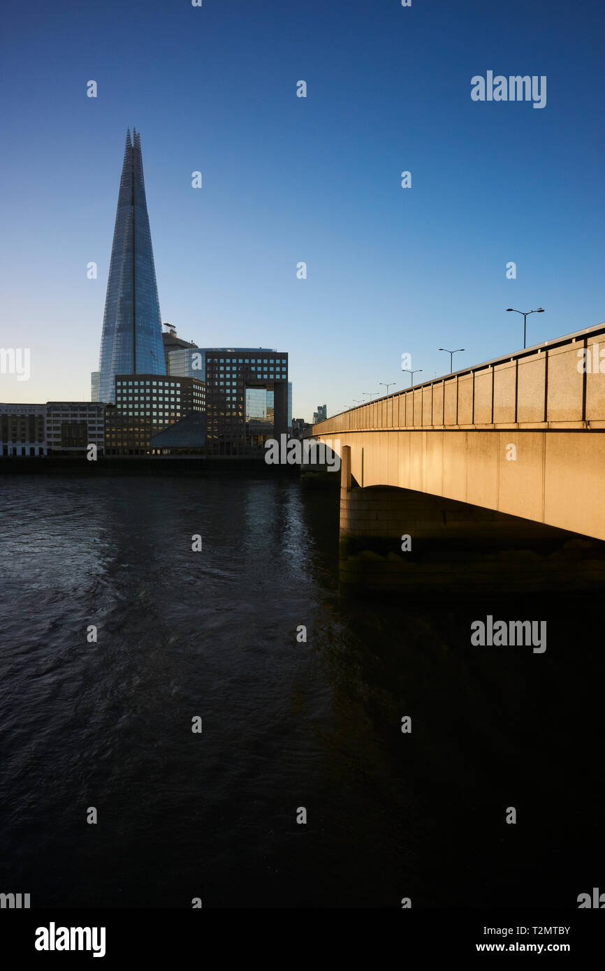 The Shard, London Bridge and River Thames, London, UK Stock Photo - Alamy
