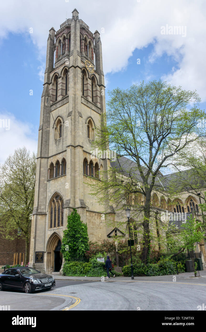 The Victorian Gothic revival All Saints church in Talbot Road,Notting ...