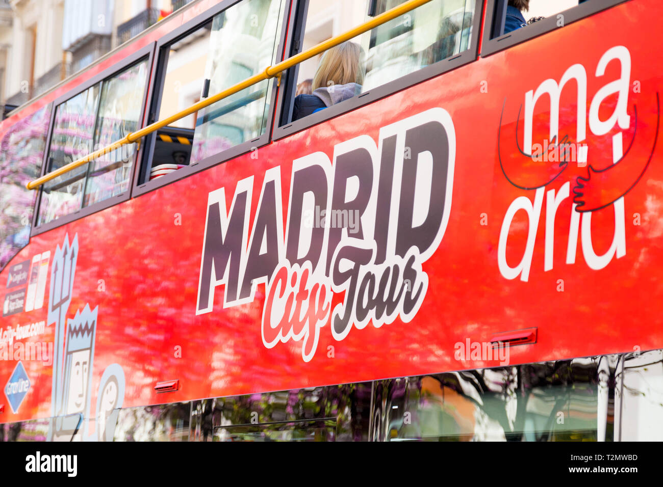 Madrid Red Tour Bus High Resolution Stock Photography and Images - Alamy