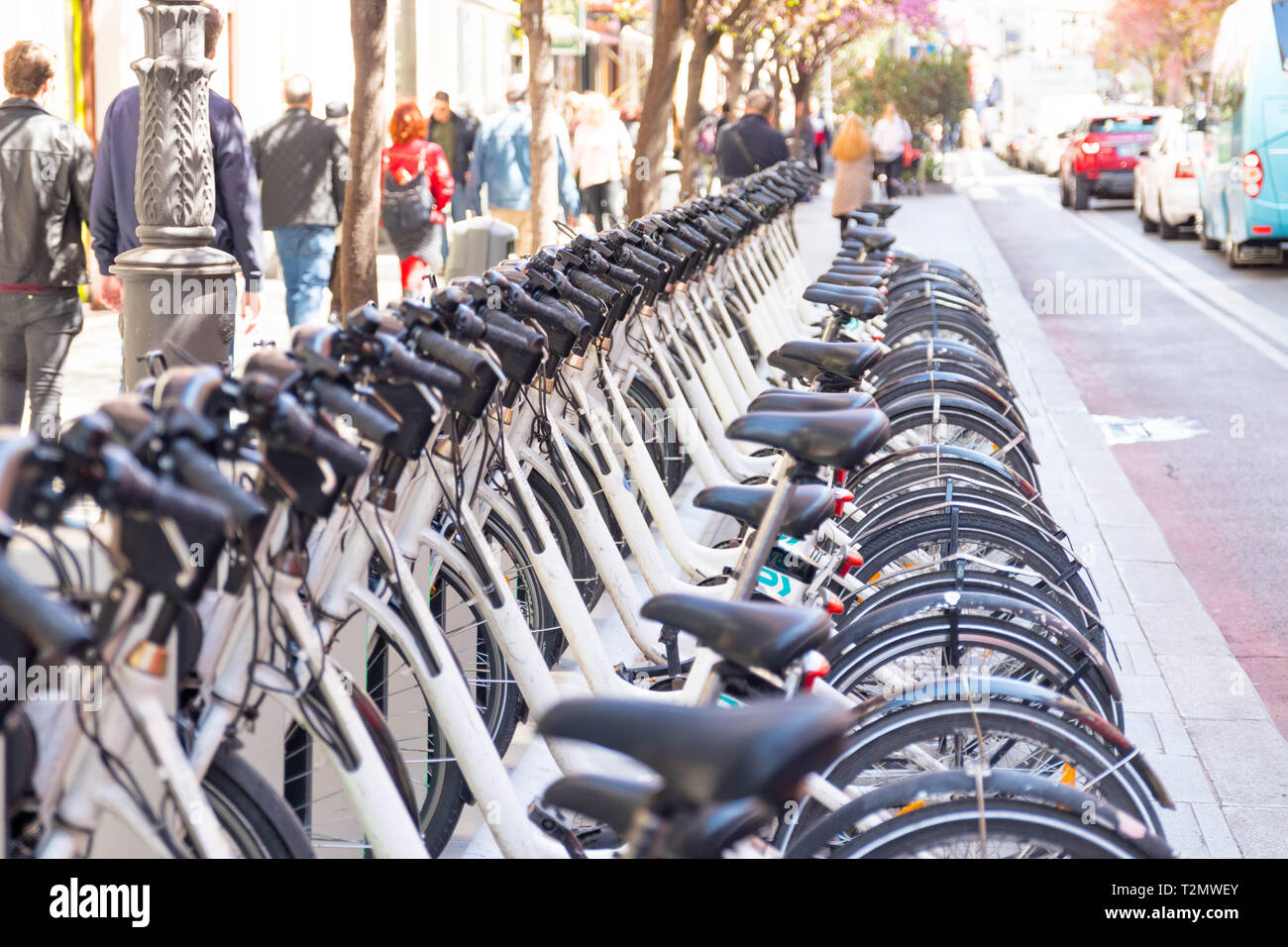 Bike rental madrid hi-res stock photography and images - Alamy