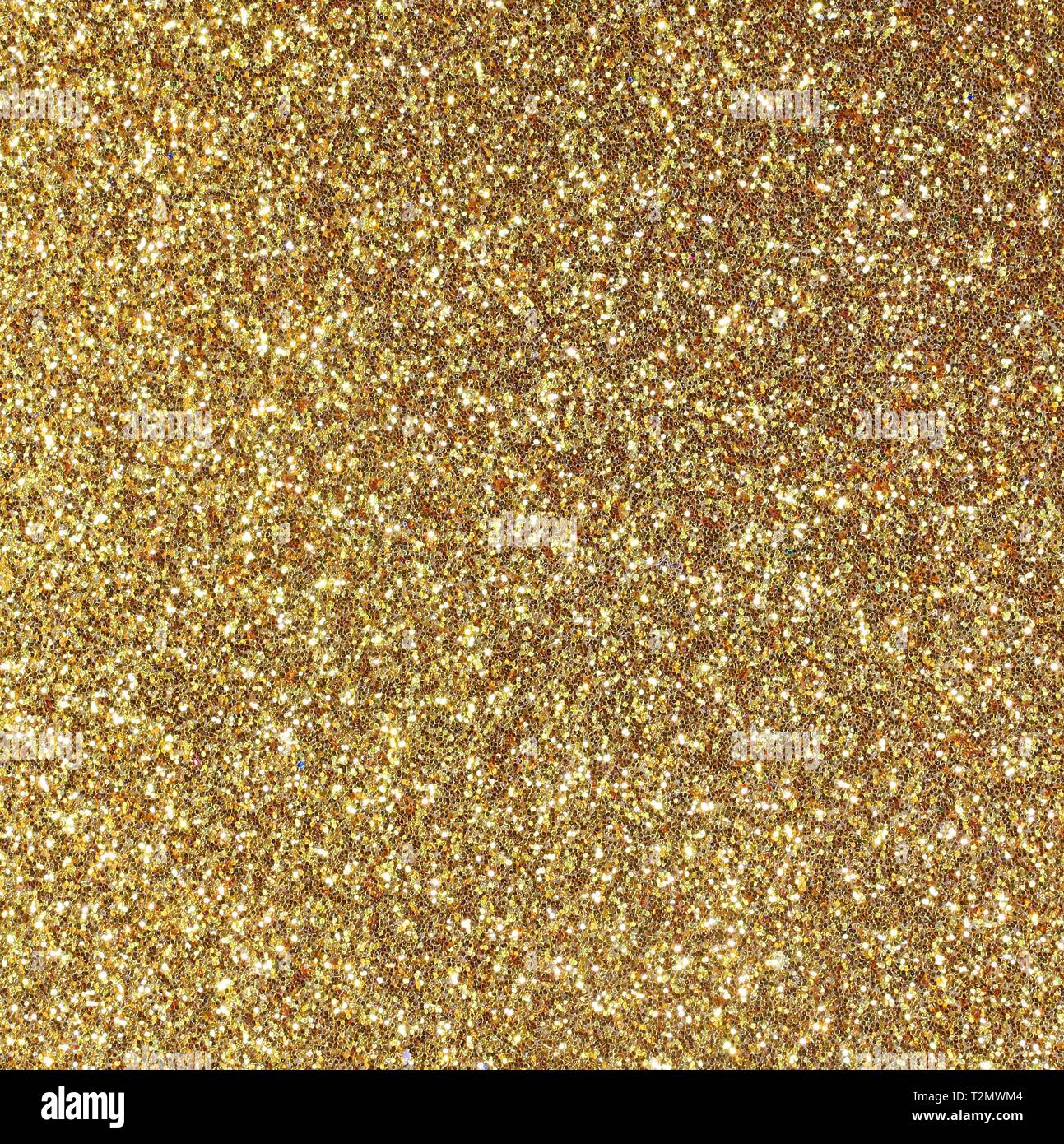 background shining yellow gold glitter in square frame Stock Photo - Alamy