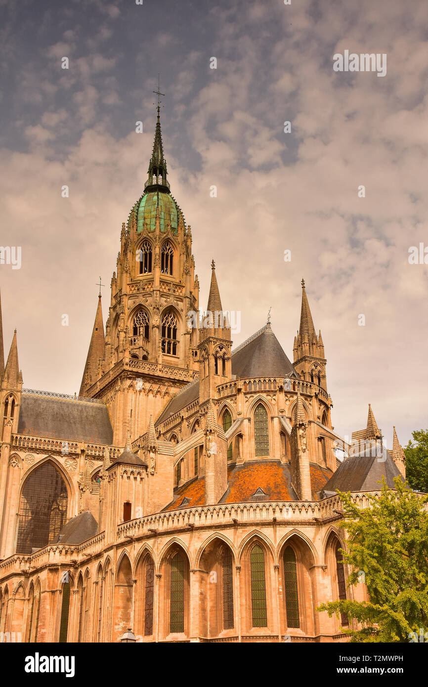 Gothic cathedral bayeux hi-res stock photography and images - Alamy
