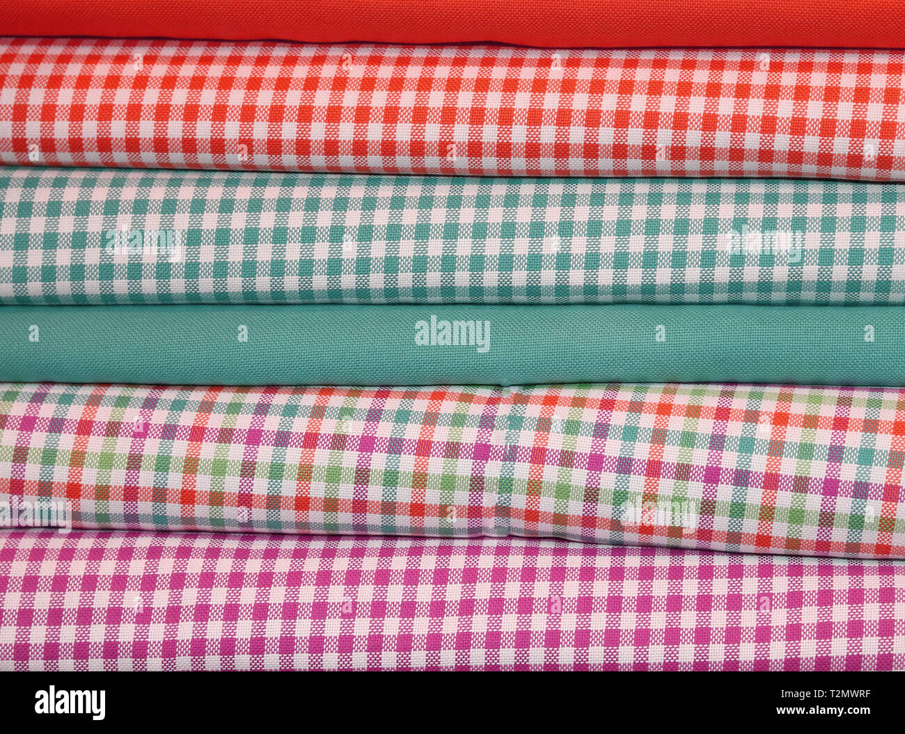 Patterned fabric sample hi-res stock photography and images - Alamy