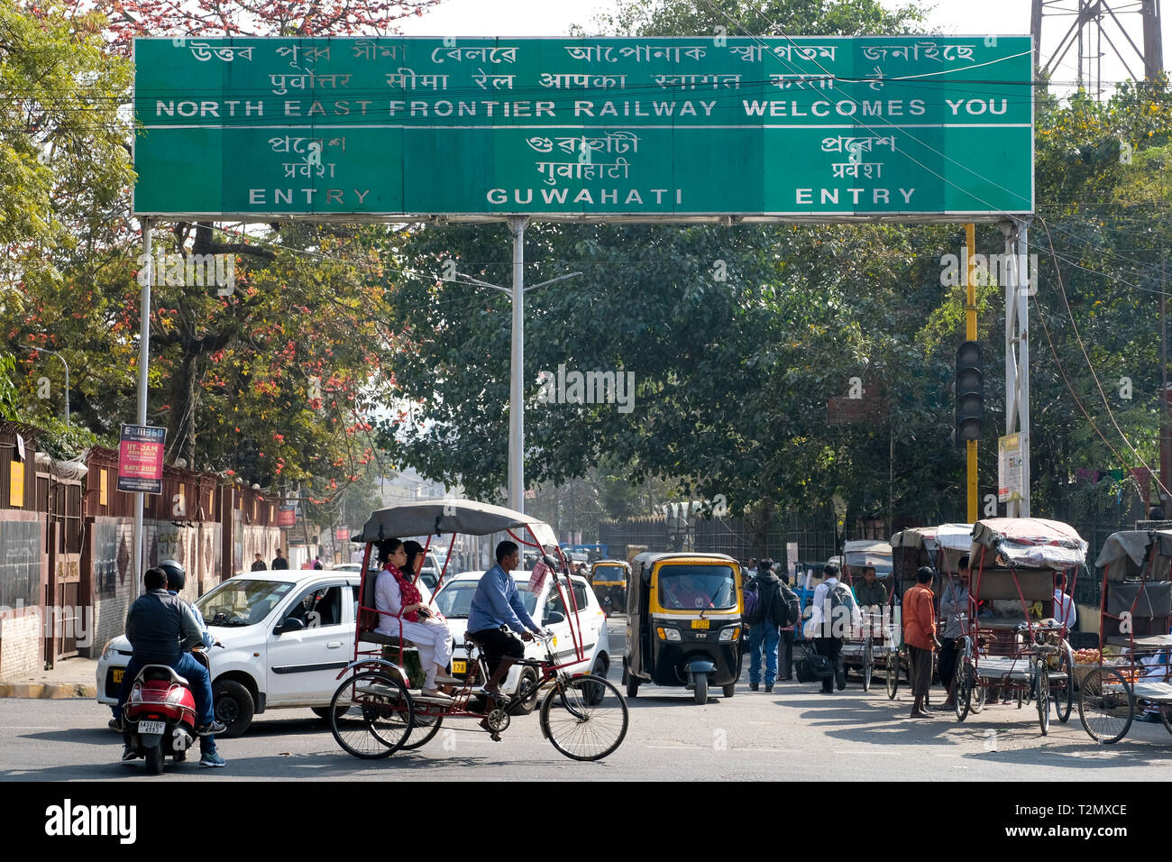 India steet hi-res stock photography and images - Alamy
