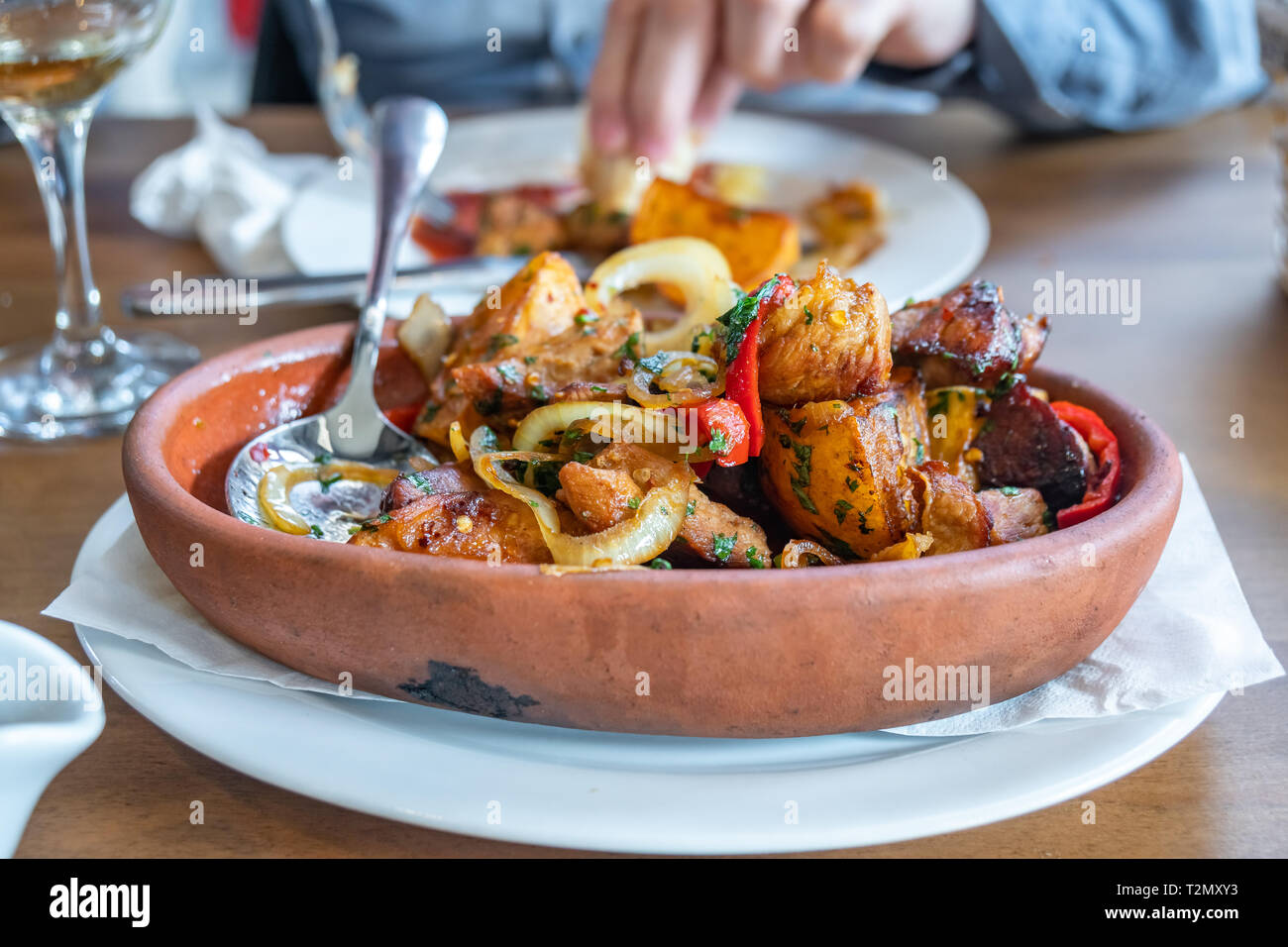 Ojakhuri traditional georgian dish hi-res stock photography and images ...