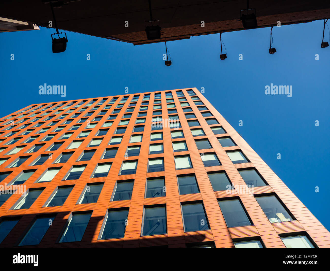 Abstract View, of Thames Tower, Reading Town Centre, Reading, Berkshire ...