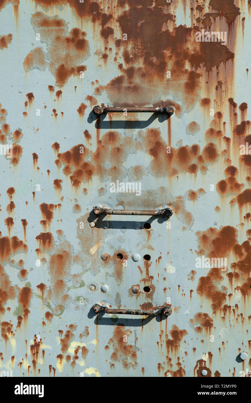 Rusty metal texture background. Old metal iron rust texture. Wheathered ...