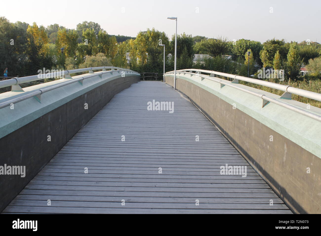 Wooden pedestrian bridge passage in hi-res stock photography and images ...