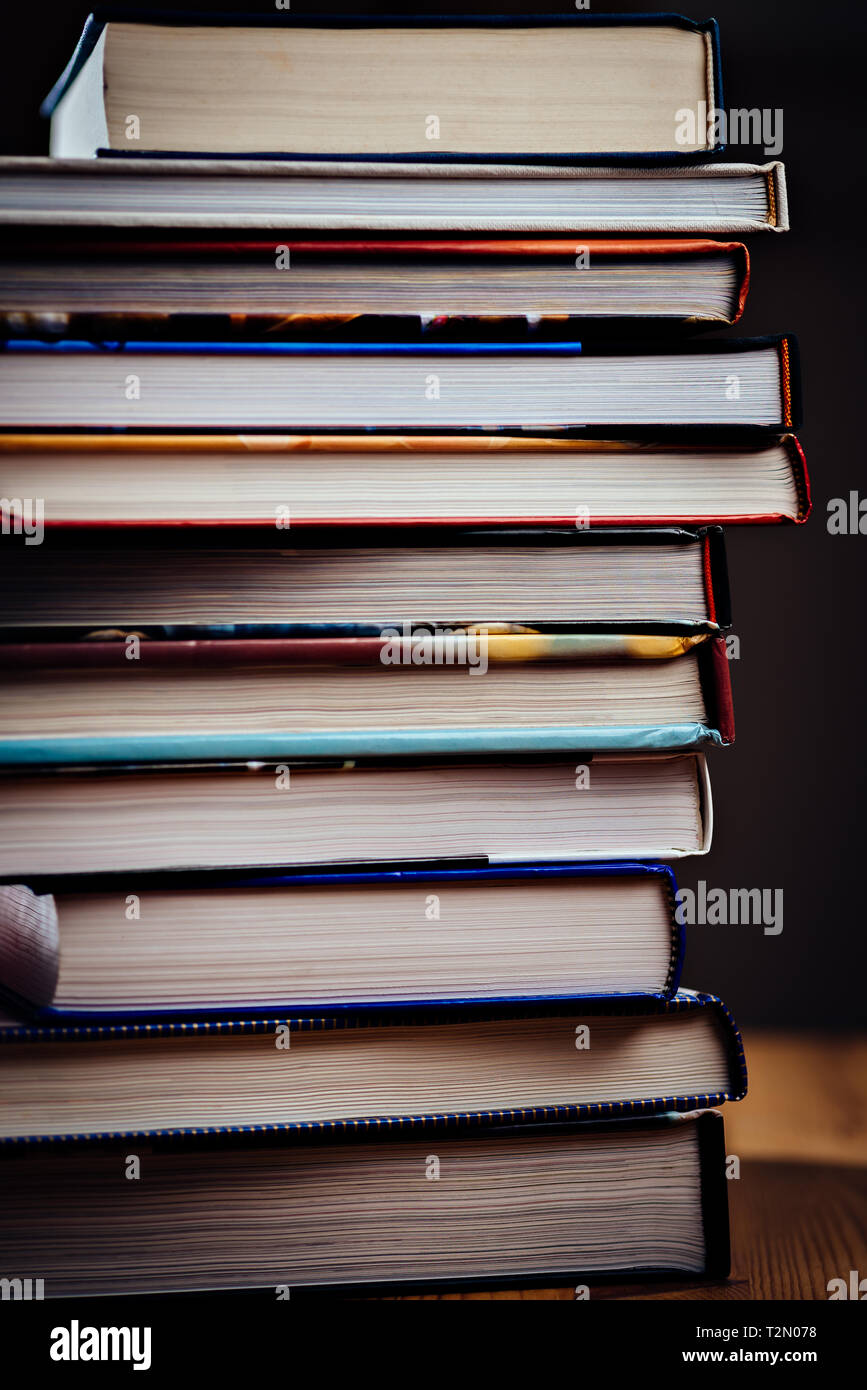 Piled up desk hi-res stock photography and images - Alamy