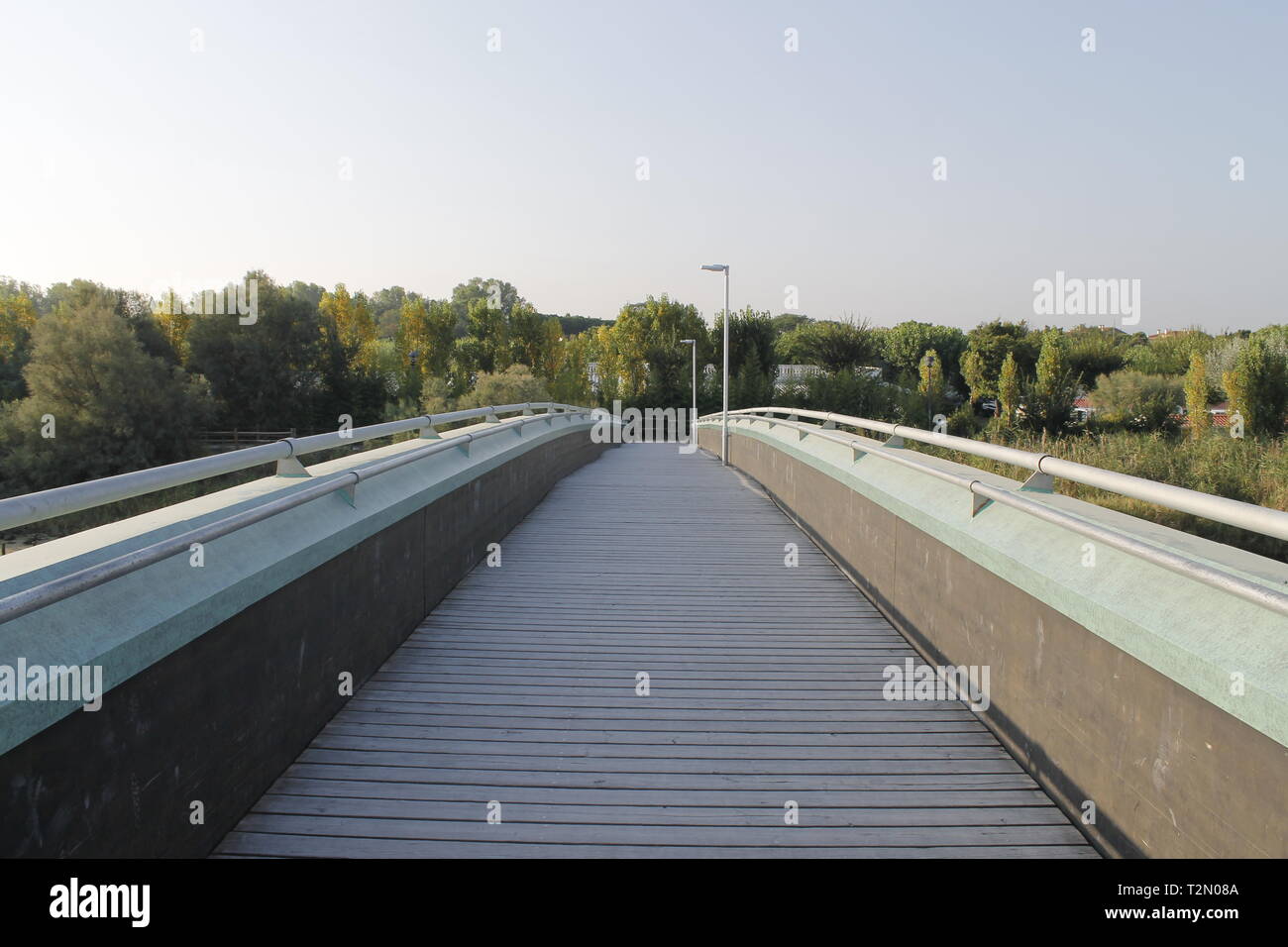 Wooden pedestrian bridge passage in hi-res stock photography and images ...