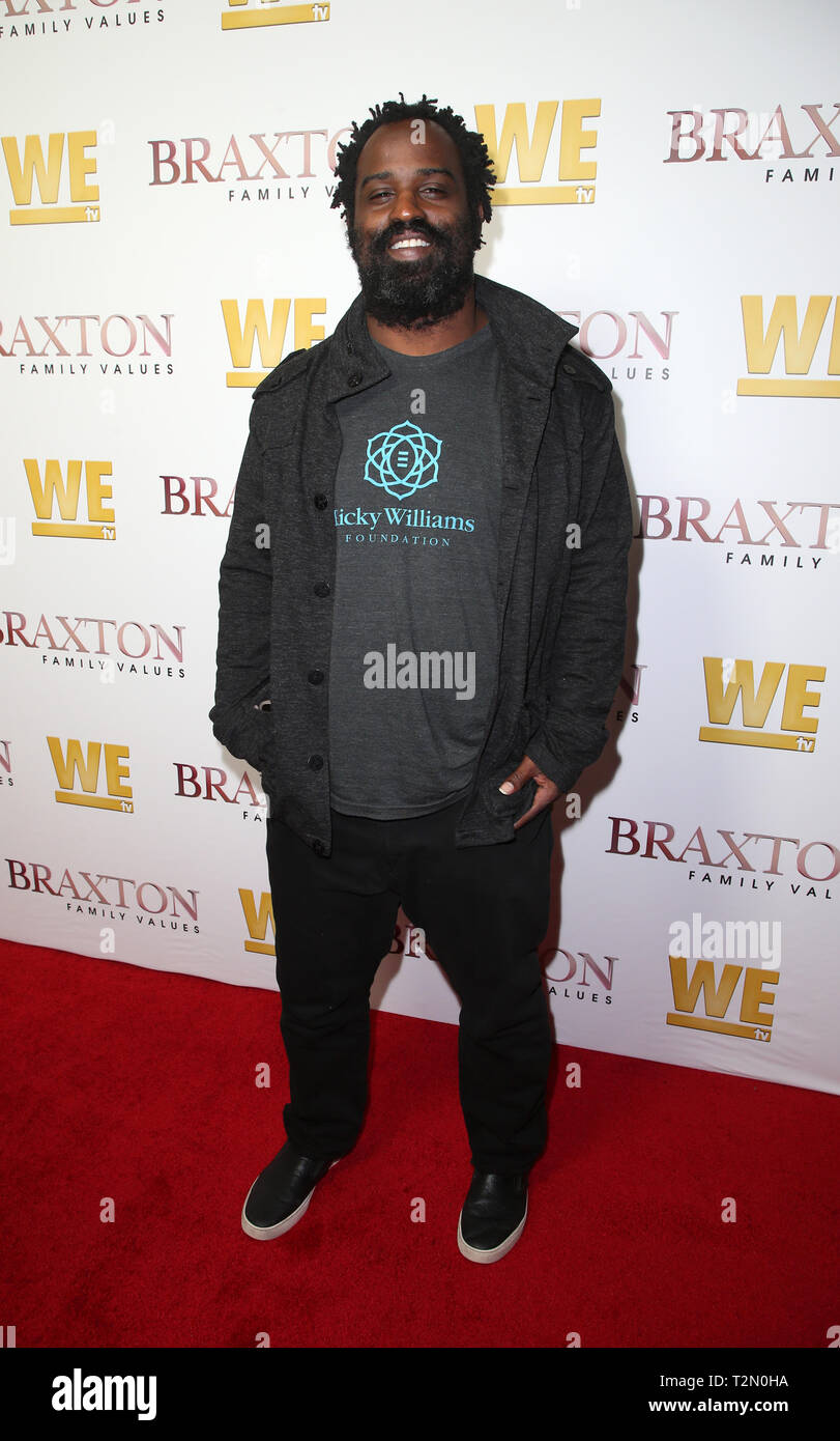 WEST HOLLYWOOD, CA- APRIL 2: Ricky Williams, at the WE TV Season Six ...