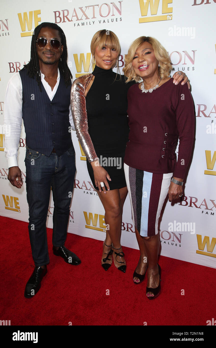 West Hollywood, Ca. 2nd Apr, 2019. David Adefeso, Tamar Braxton, Evelyn ...