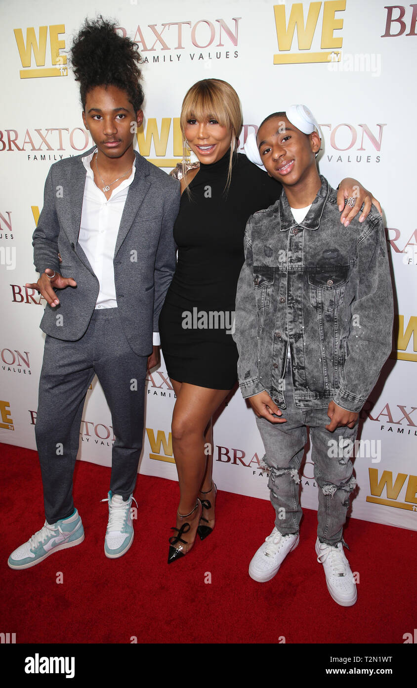 West Hollywood, Ca. 2nd Apr, 2019. Diezel Ky Braxton-Lewis, Tamar ...