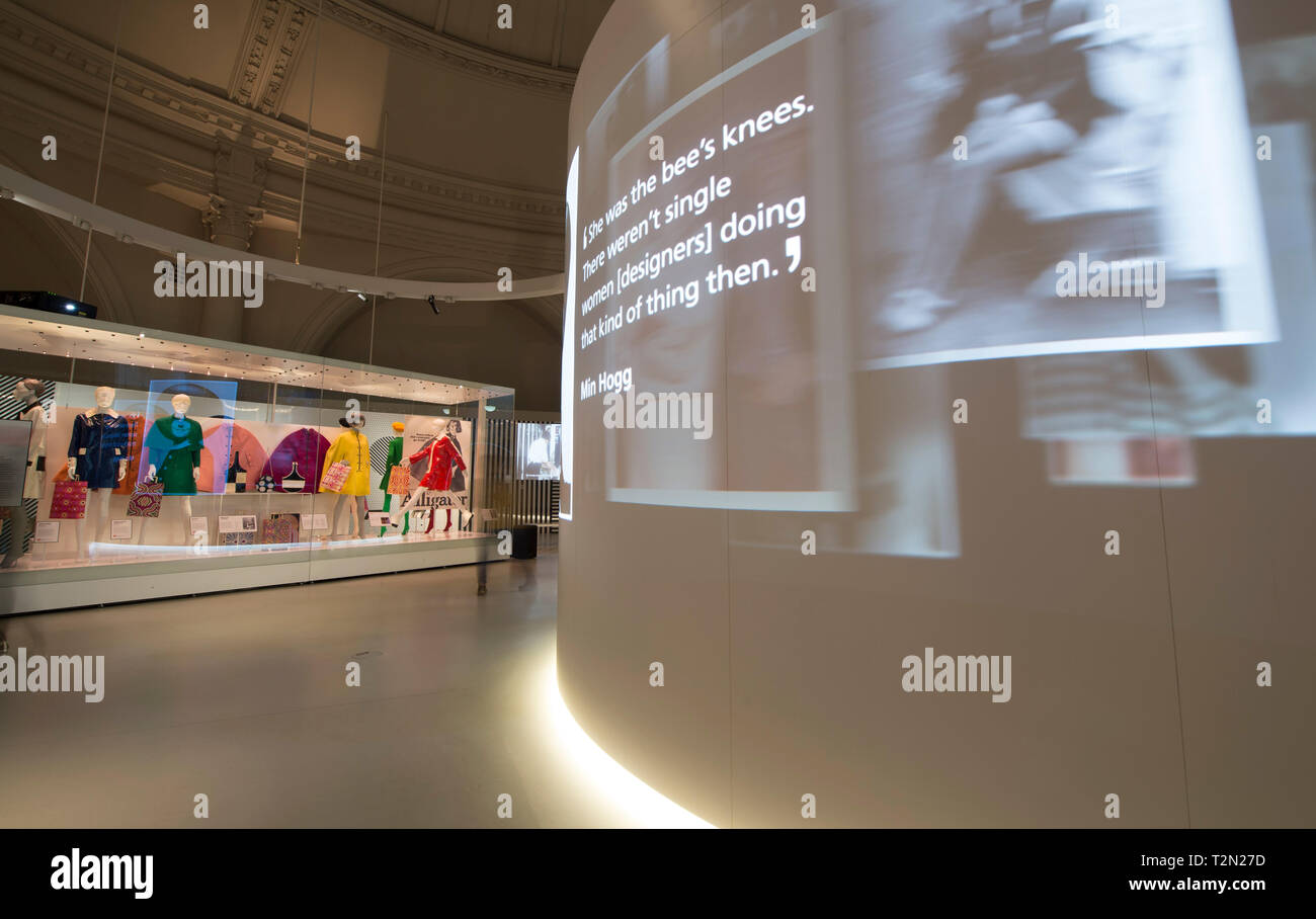 V&A, London, UK. 3 April, 2019. The first international retrospective ...