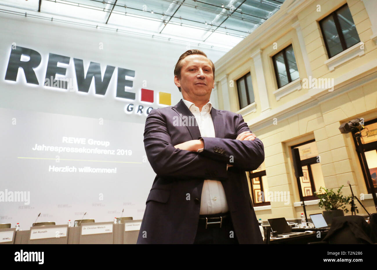 03 April 2019, North Rhine-Westphalia, Köln: Lionel Souque, CEO of the ...