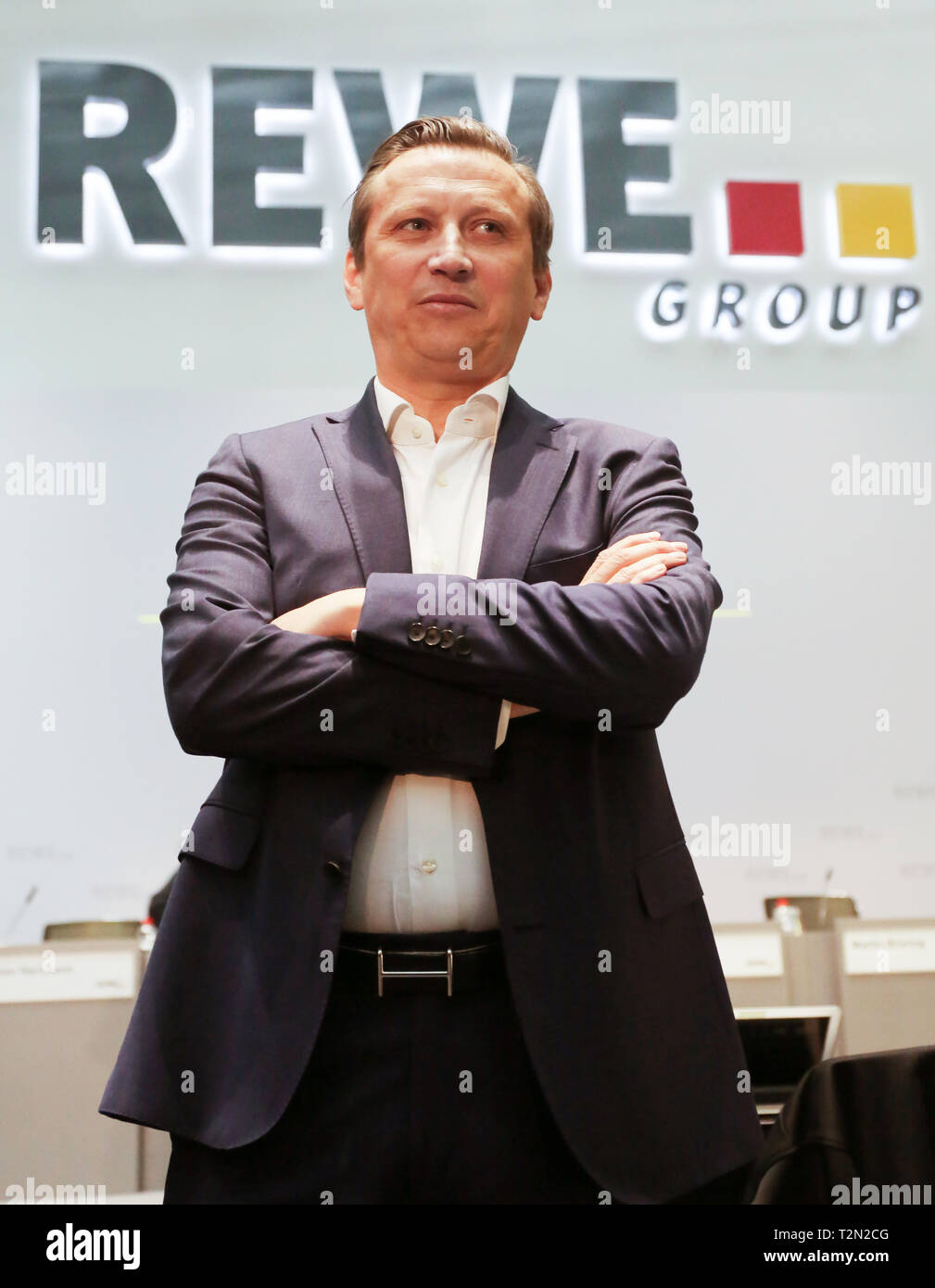 03 April 2019, North Rhine-Westphalia, Köln: Lionel Souque, CEO of the ...