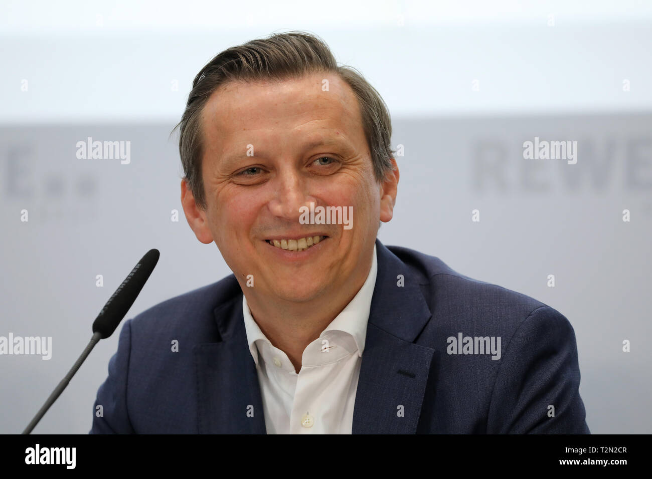 03 April 2019, North Rhine-Westphalia, Köln: Lionel Souque, CEO of the ...