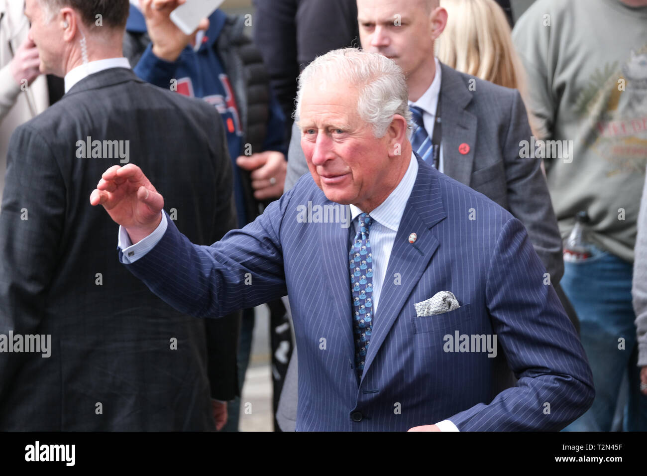Prince charles smiling hi-res stock photography and images - Alamy