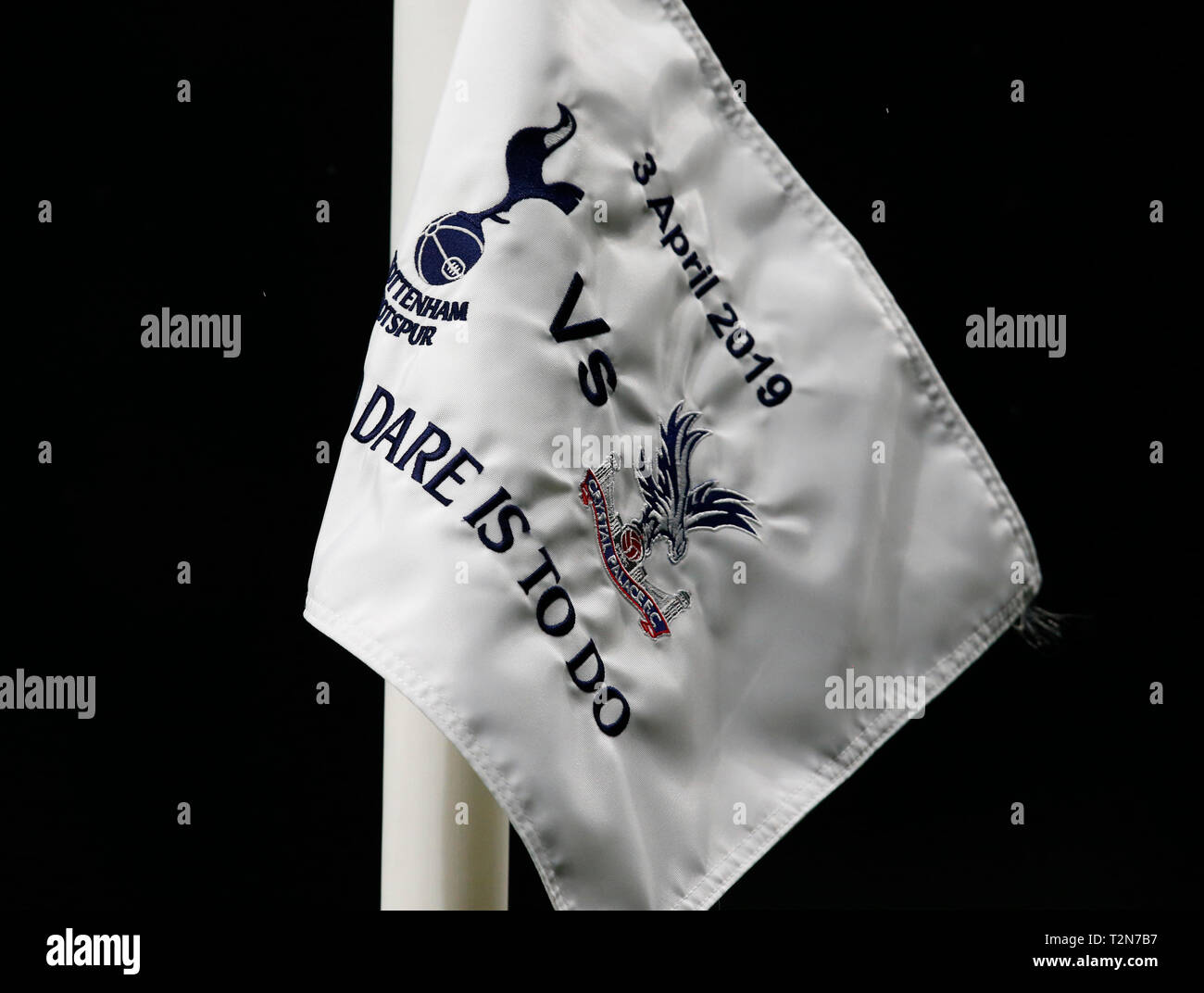 Tottenham hotspur flag hi-res stock photography and images - Alamy