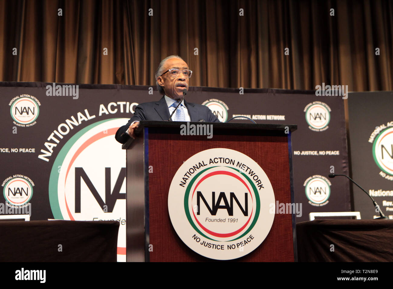 New York, New York, USA. 3rd Apr, 2019. Rev. Al Sharpton, Founder ...