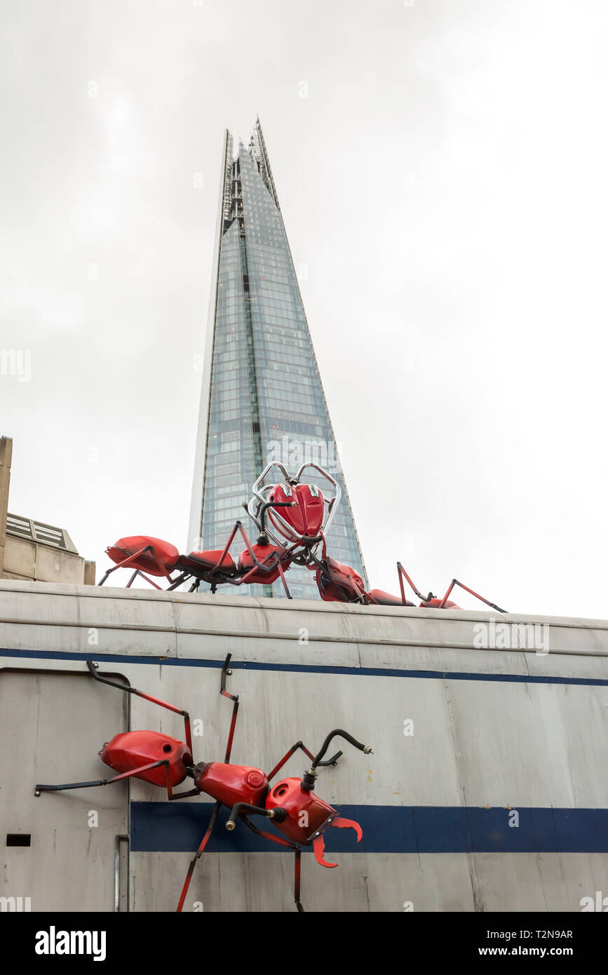 London, United Kingdom - April 03, 2019: Vinegar Yard, a trendy new ...