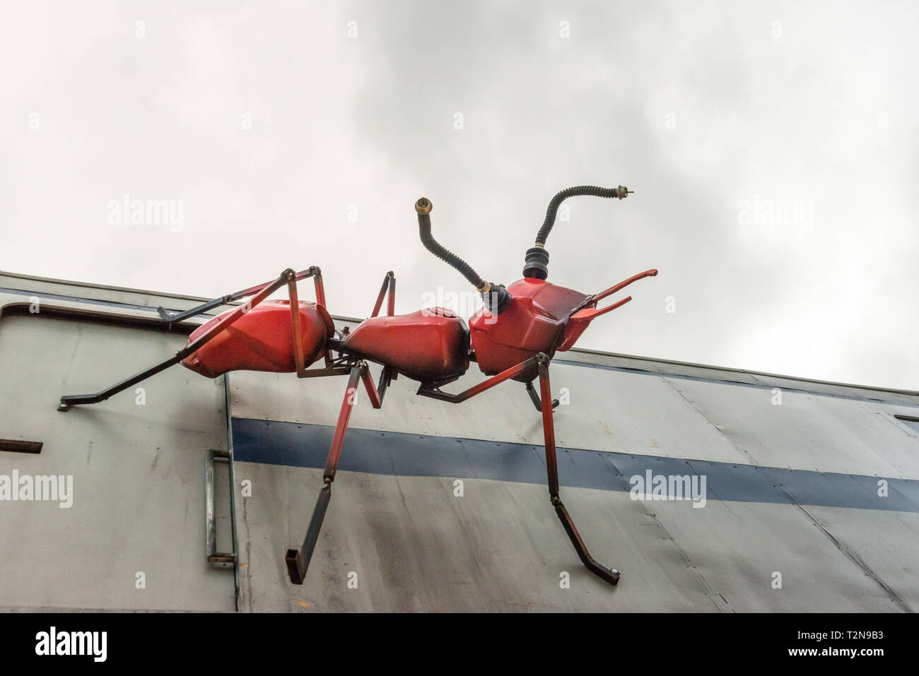 London, United Kingdom - April 03, 2019: Vinegar Yard, a trendy new ...