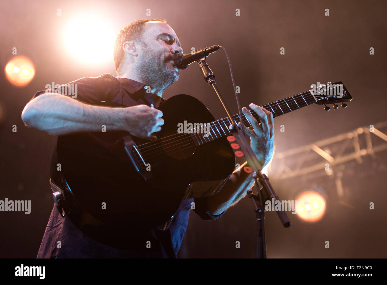 Milan, Italy. 03rd Apr, 2019. Dave Matthews, singer and founder of the ...