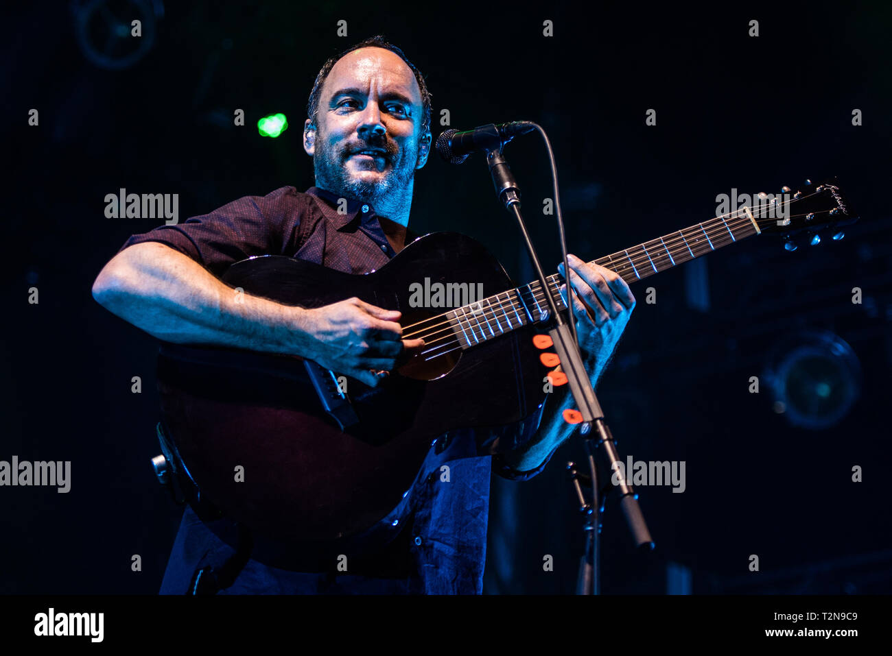 Milan, Italy. 03rd Apr, 2019. Dave Matthews, singer and founder of the ...