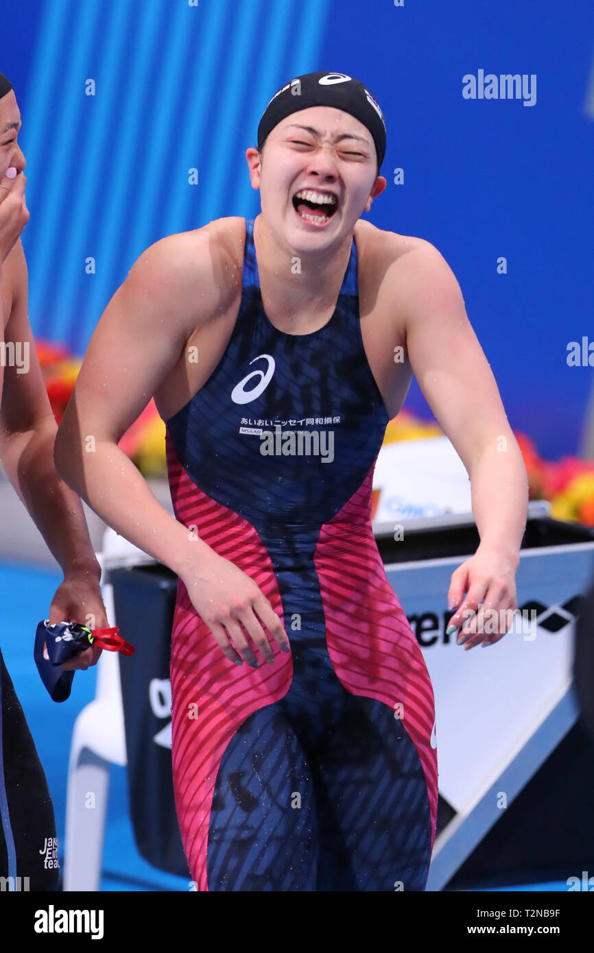 Tatsumi International Swimming Center, Tokyo, Japan. 3rd Apr, 2019 ...