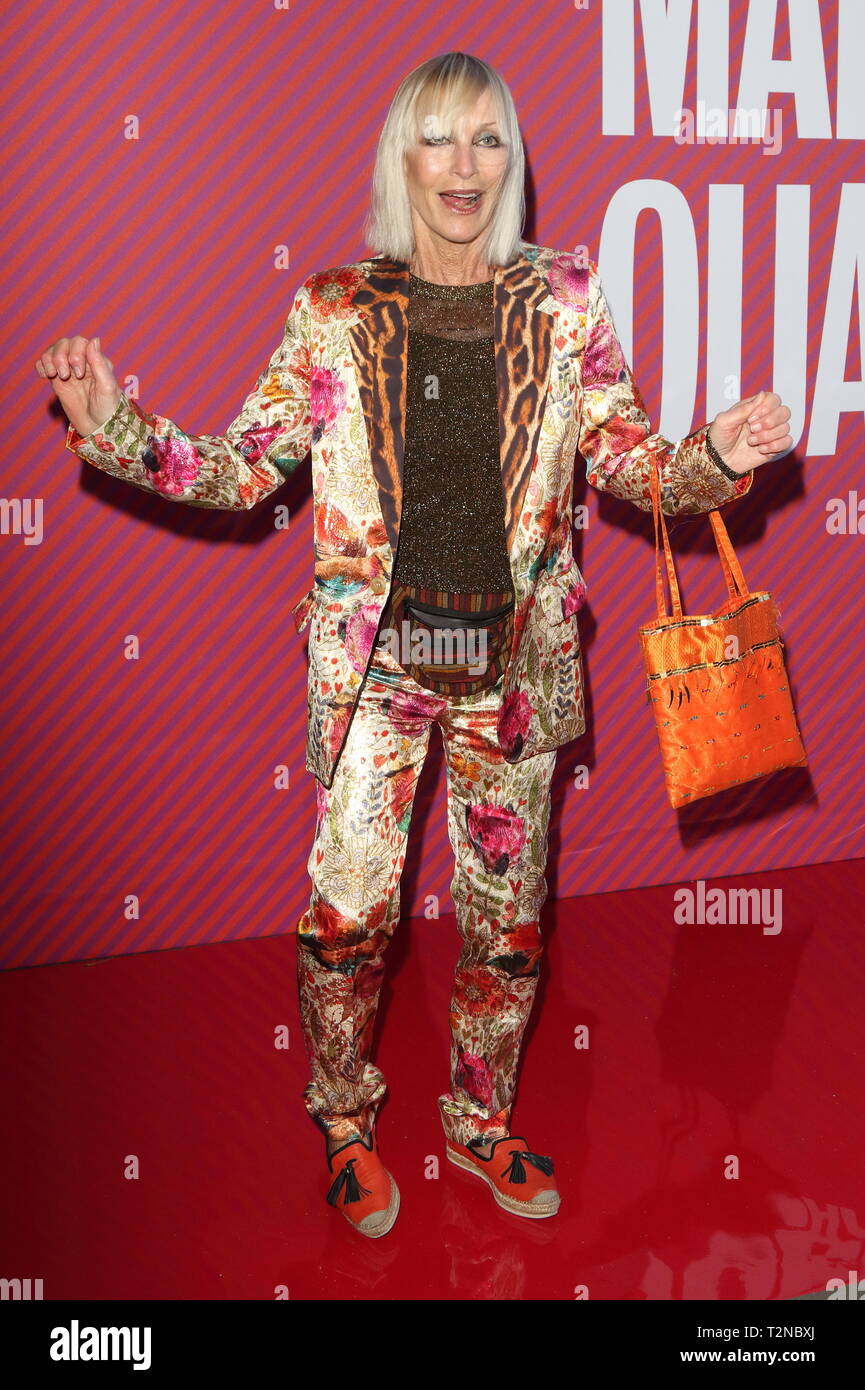 Virginia Bates at the Mary Quant Exhibition Private View at the ...