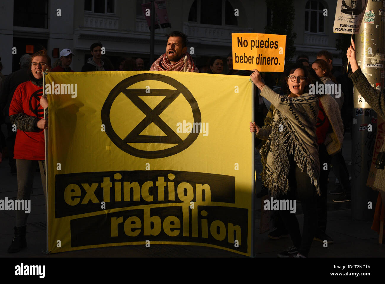 Group of climate protesters madrid hi-res stock photography and images ...