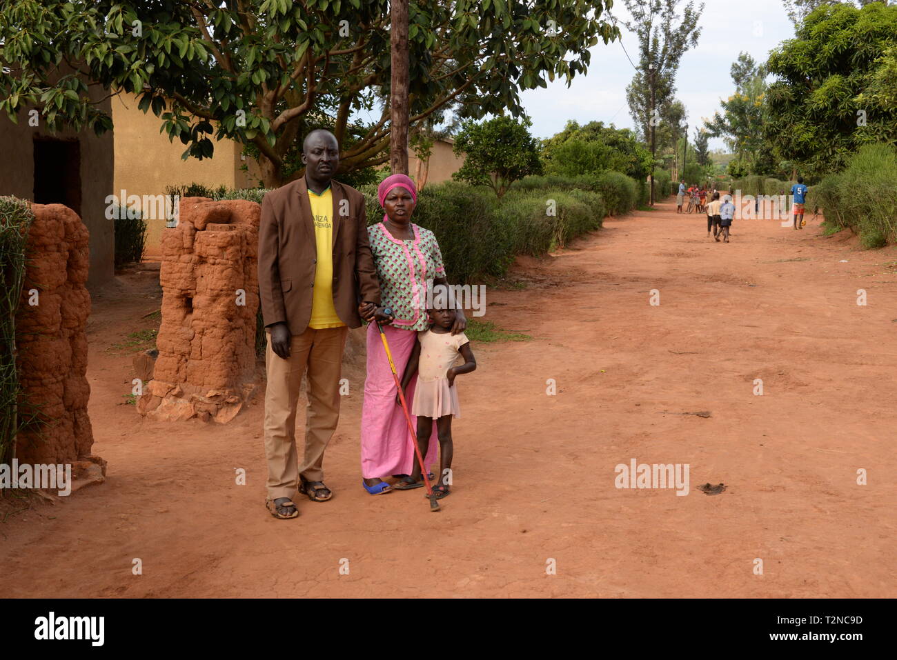 Rweru, Rwanda. 30th Mar, 2019. Jean Giraneza and Marie-Jane Uwimana ...