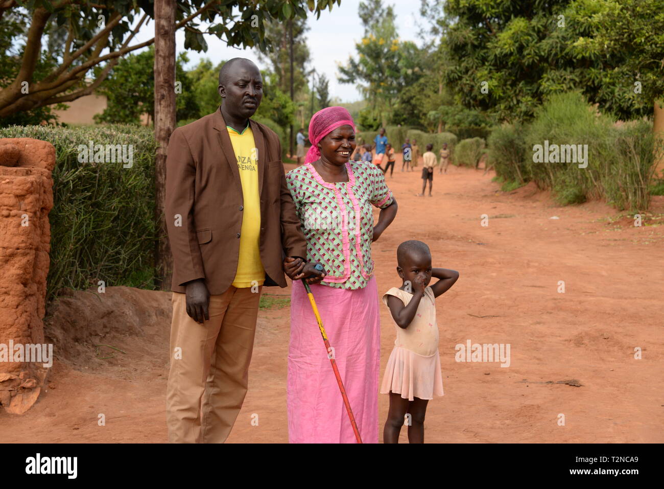 Rweru, Rwanda. 30th Mar, 2019. Jean Giraneza and Marie-Jane Uwimana ...