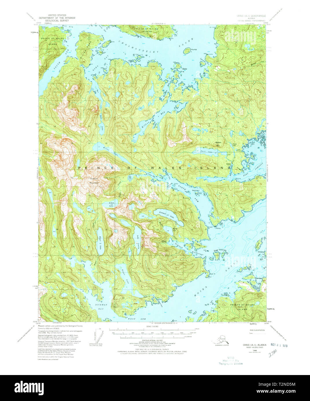 Map of craig Cut Out Stock Images & Pictures - Alamy