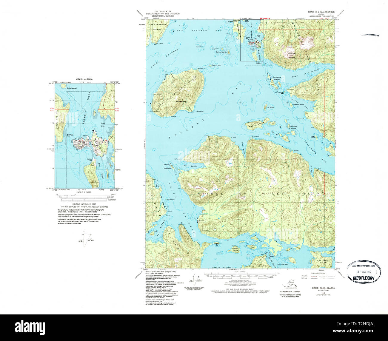 Map of craig Cut Out Stock Images & Pictures - Alamy