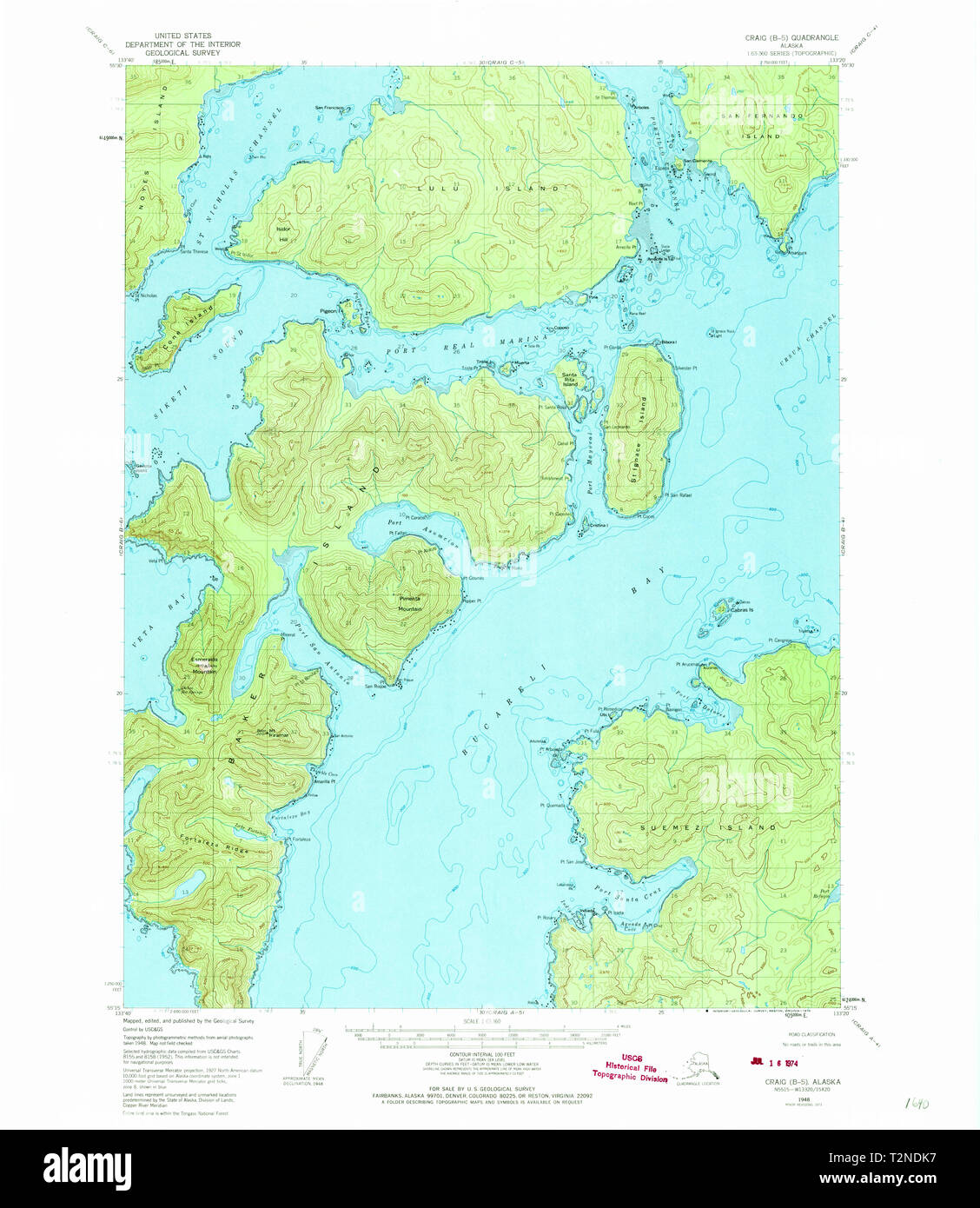 Map of craig Cut Out Stock Images & Pictures - Alamy