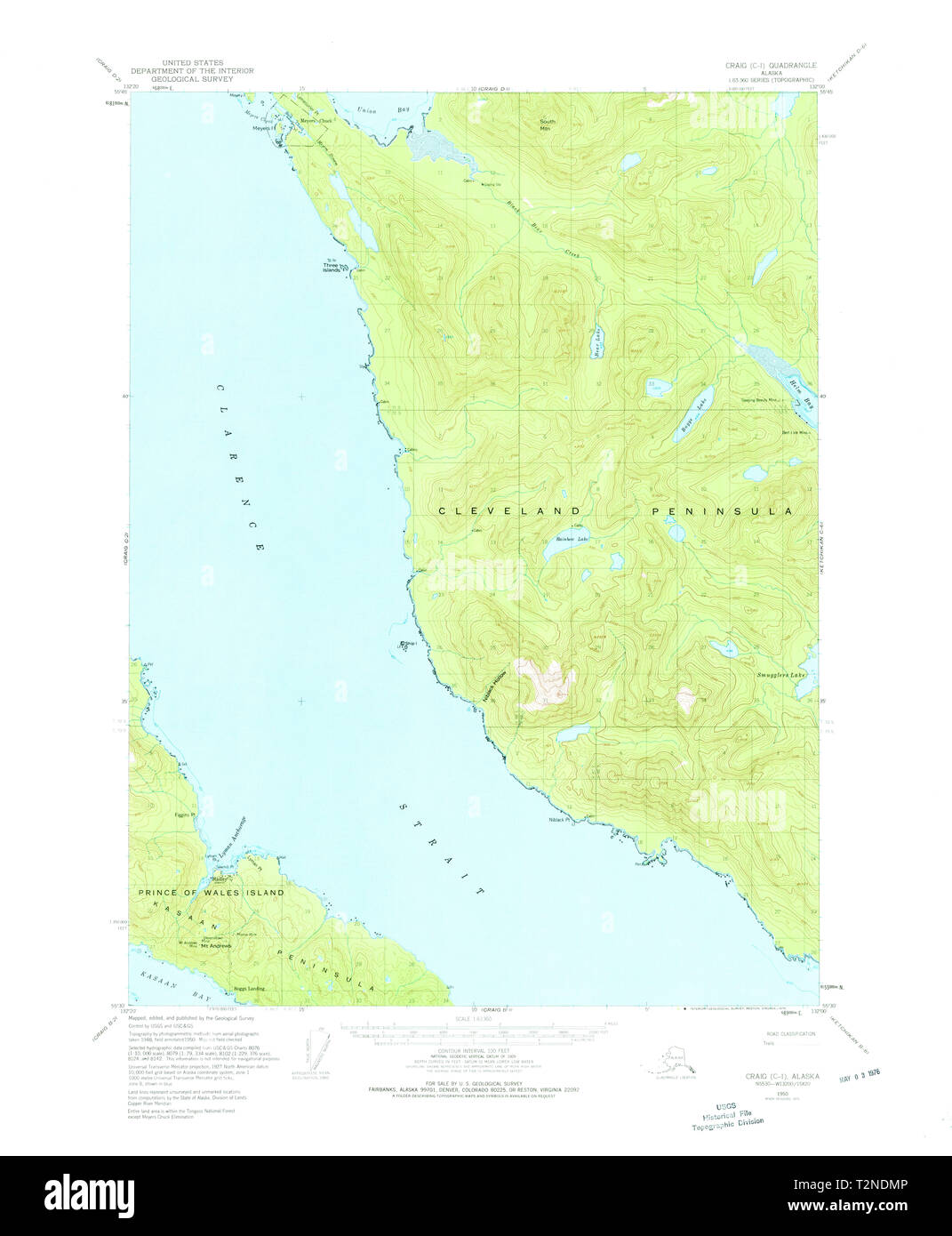 Map of craig Cut Out Stock Images & Pictures - Alamy