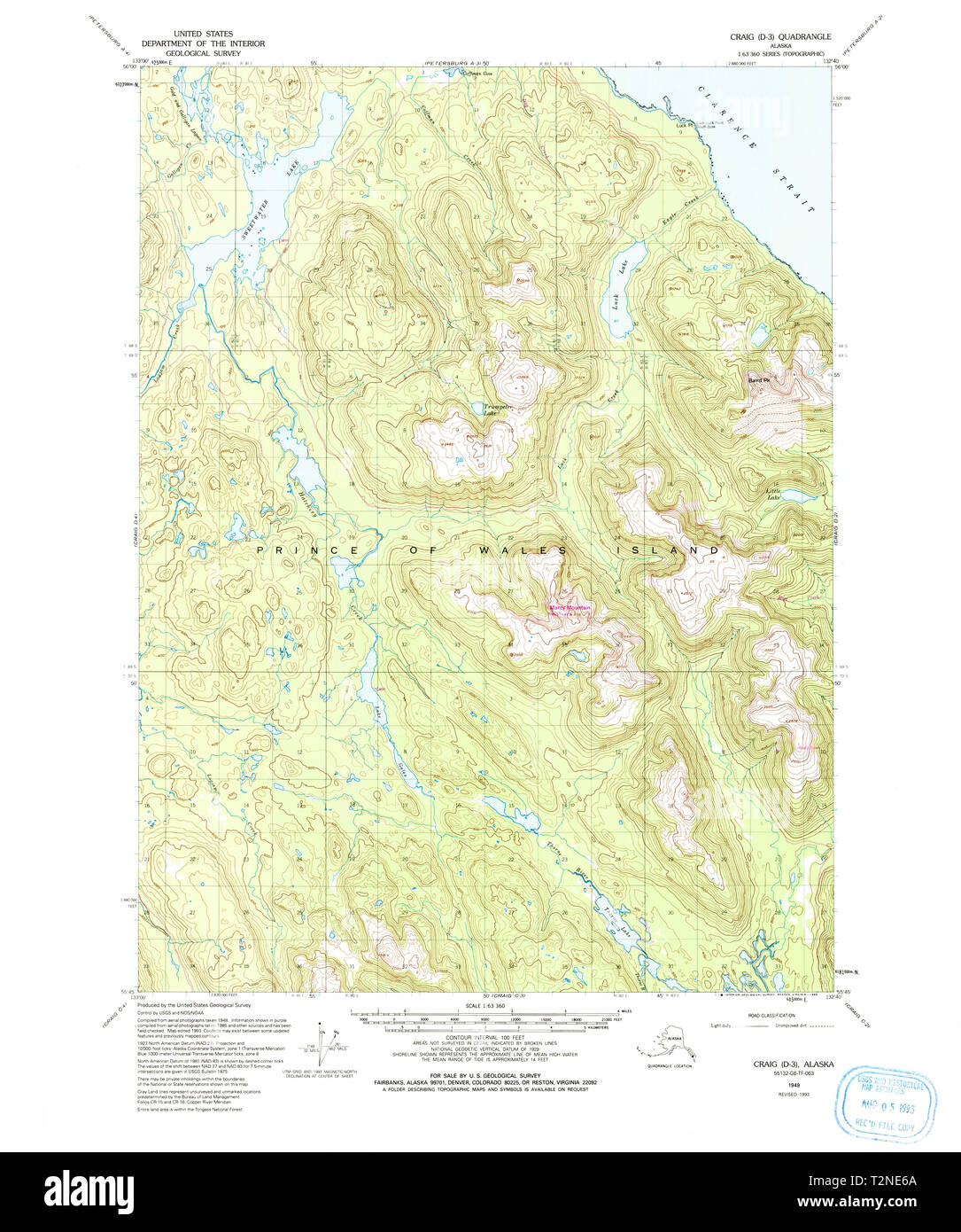 Map of craig Cut Out Stock Images & Pictures - Alamy