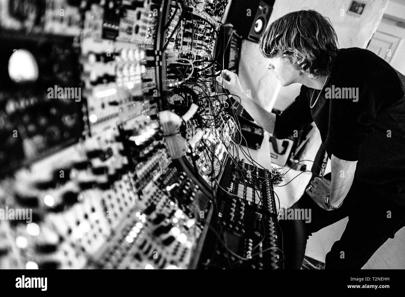 Denmark, Copenhagen - March 28, 2019. The Danish electronic music ...