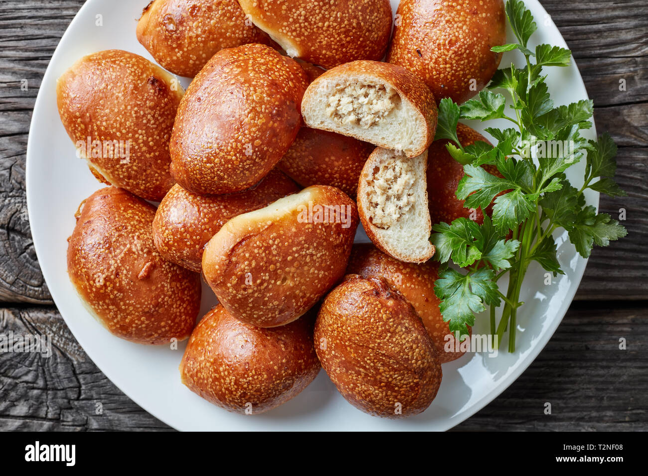 Buns filling hi-res stock photography and images - Alamy