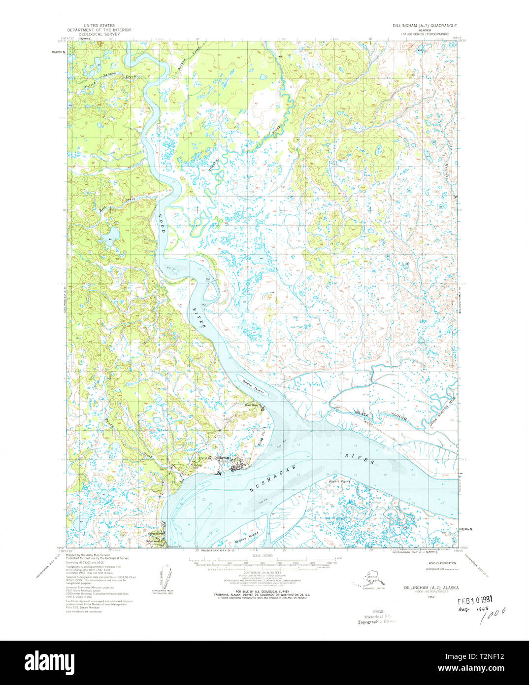 Map of dillingham hi-res stock photography and images - Alamy