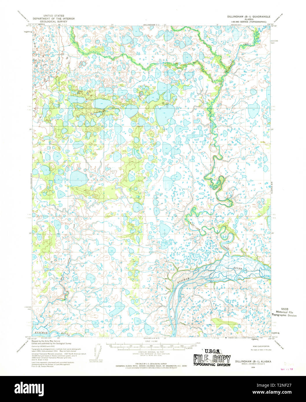 Map of dillingham hi-res stock photography and images - Alamy